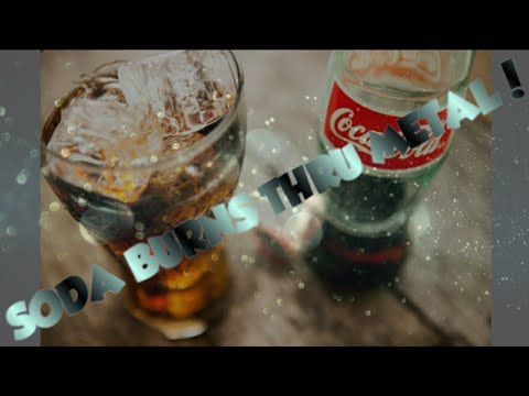 Caustic Soda Burns Thru Metal! 💥 - YouTube