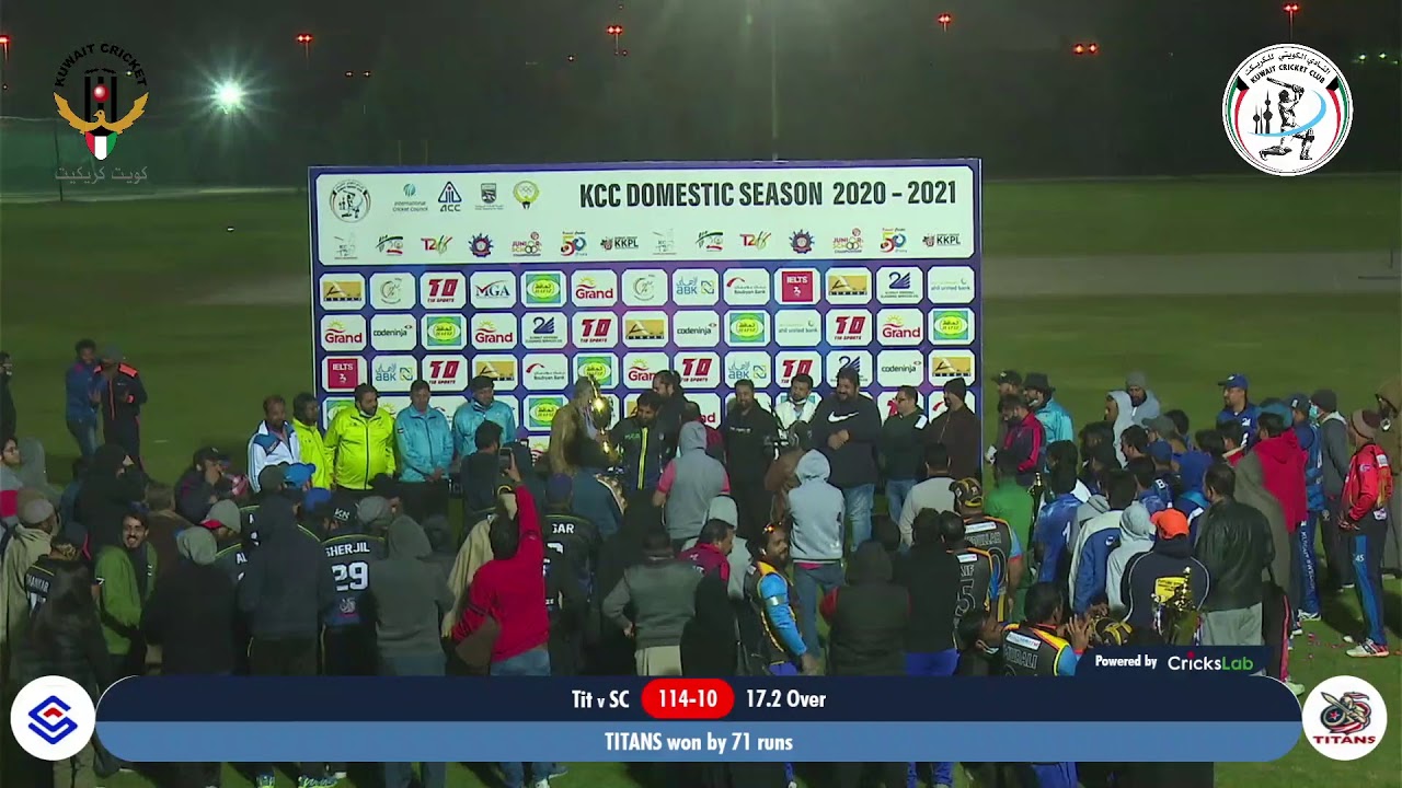 LIVE | Watch Kuwait Cricket Council | Stack Cc vs Titans | Powered By ...
