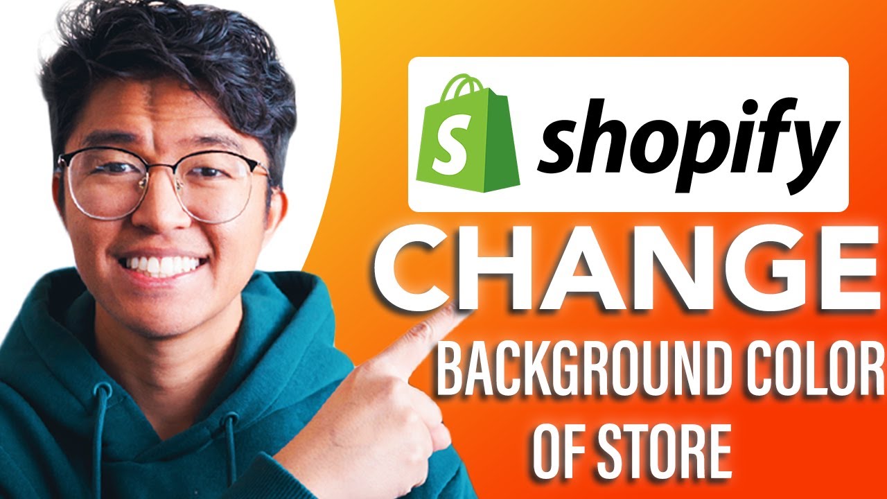 How to Change The Background Color of Your Shopify Store (SIMPLE & Easy ...