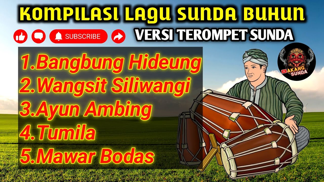 Kumpulan Lagu Sunda Buhun - Bangbung Hideung - Wangsit Siliwangi - Ayun ...
