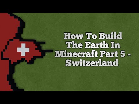 How To Build The Earth In Minecraft | Part 5 - Switzerland - YouTube