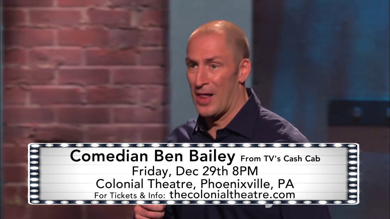 Point Entertainment presents Ben Bailey Live at The Colonial Dec 29 ...