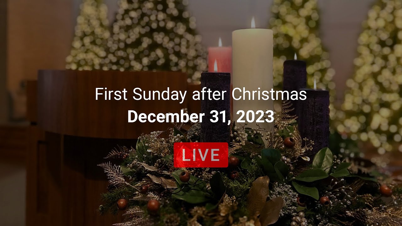Hope CRC - First Sunday after Christmas - December 31, 2023 - YouTube