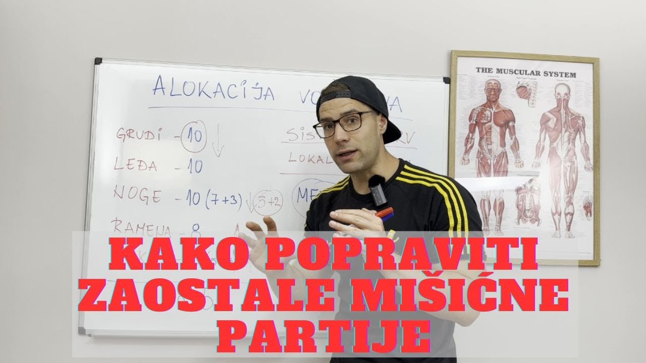 KAKO POPRAVITI ZAOSTALE MIŠIĆNE PARTIJE | ALOKACIJA VOLUMENA - YouTube