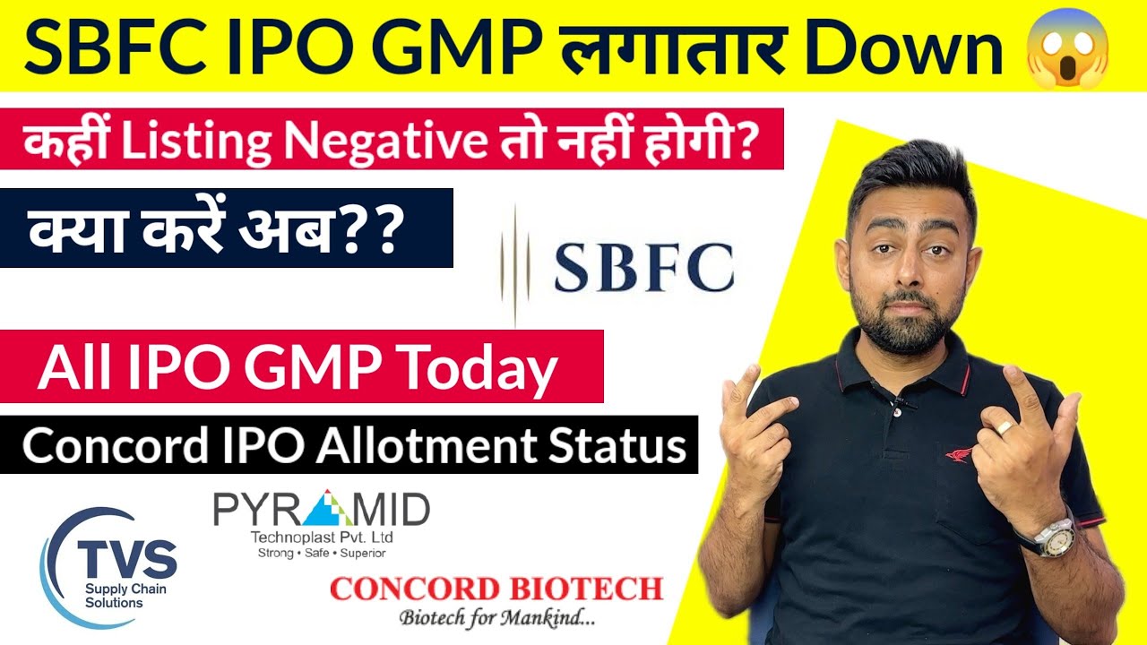 SBFC IPO GMP Down 😱 क्या करें अब | All IPO GMP | Aeroflex IPO | Jayesh ...
