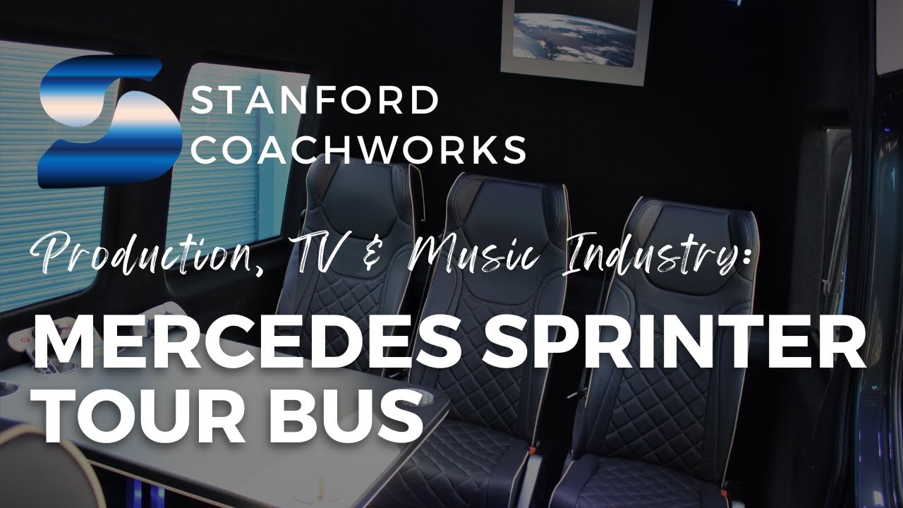 Premium Mercedes Sprinter Tour Bus for Band Van Hire - YouTube