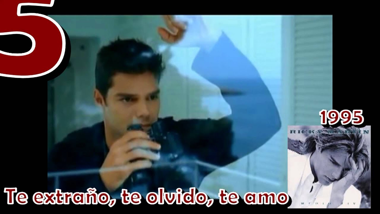 Top 10. Las canciones de Ricky Martin - YouTube