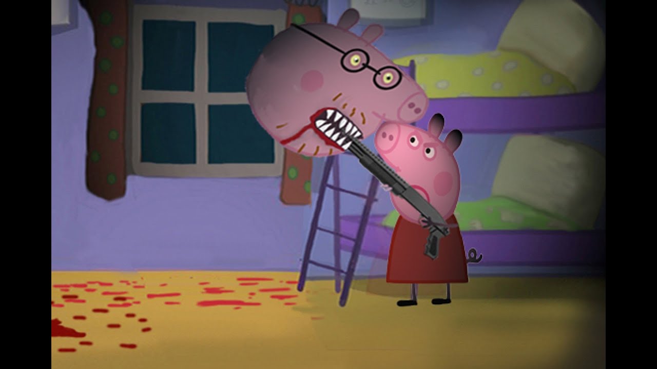 PEPPA PIG HORROR SPLATTER PARODY 3 NO FOR KIDS - YouTube
