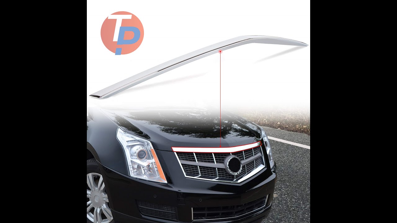 Aftermarket Front Bonnet Hood Molding Trim Moulding Fit for Cadillac ...