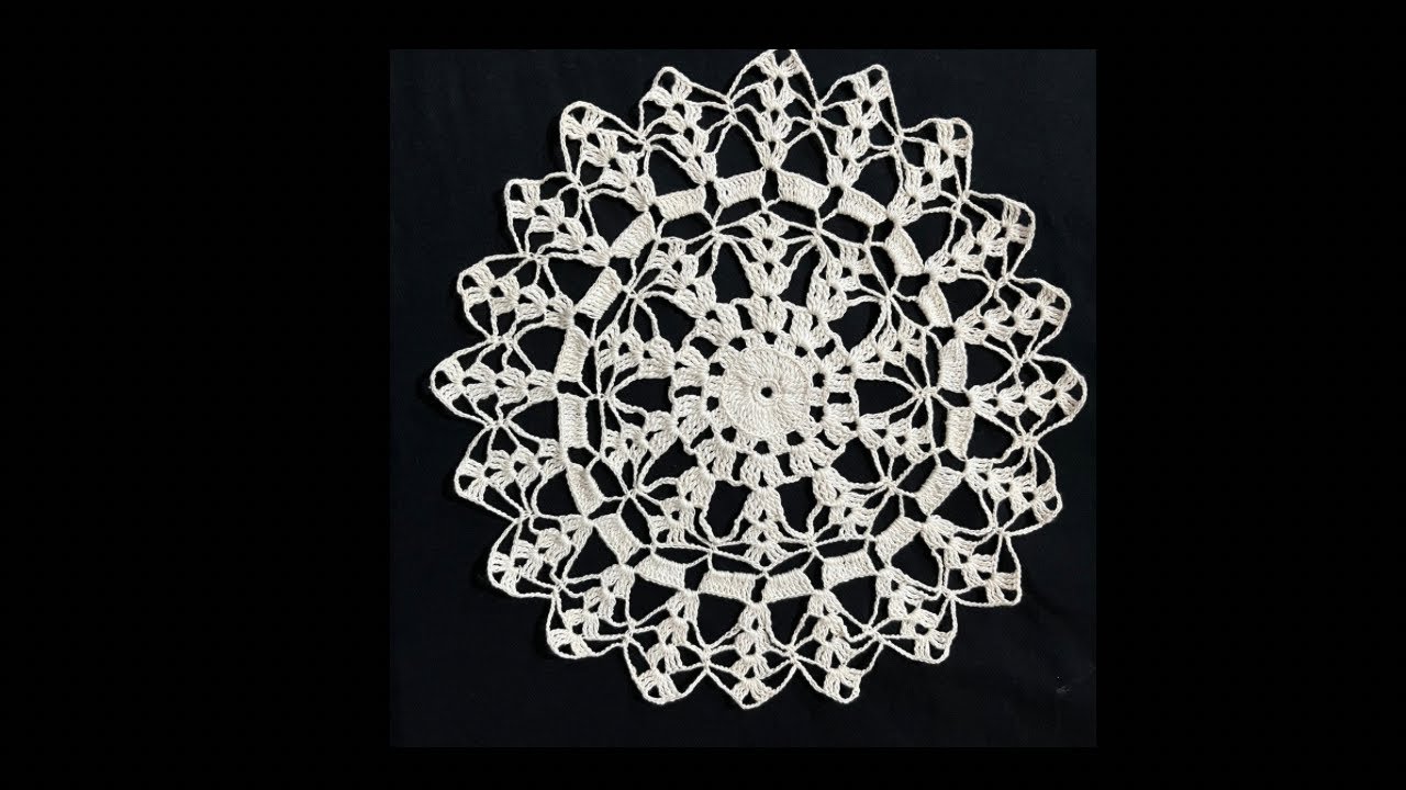 💯👌Crochet Doily Motif Tutorial |Saral Tarike Se Crochet Doily Motif ...