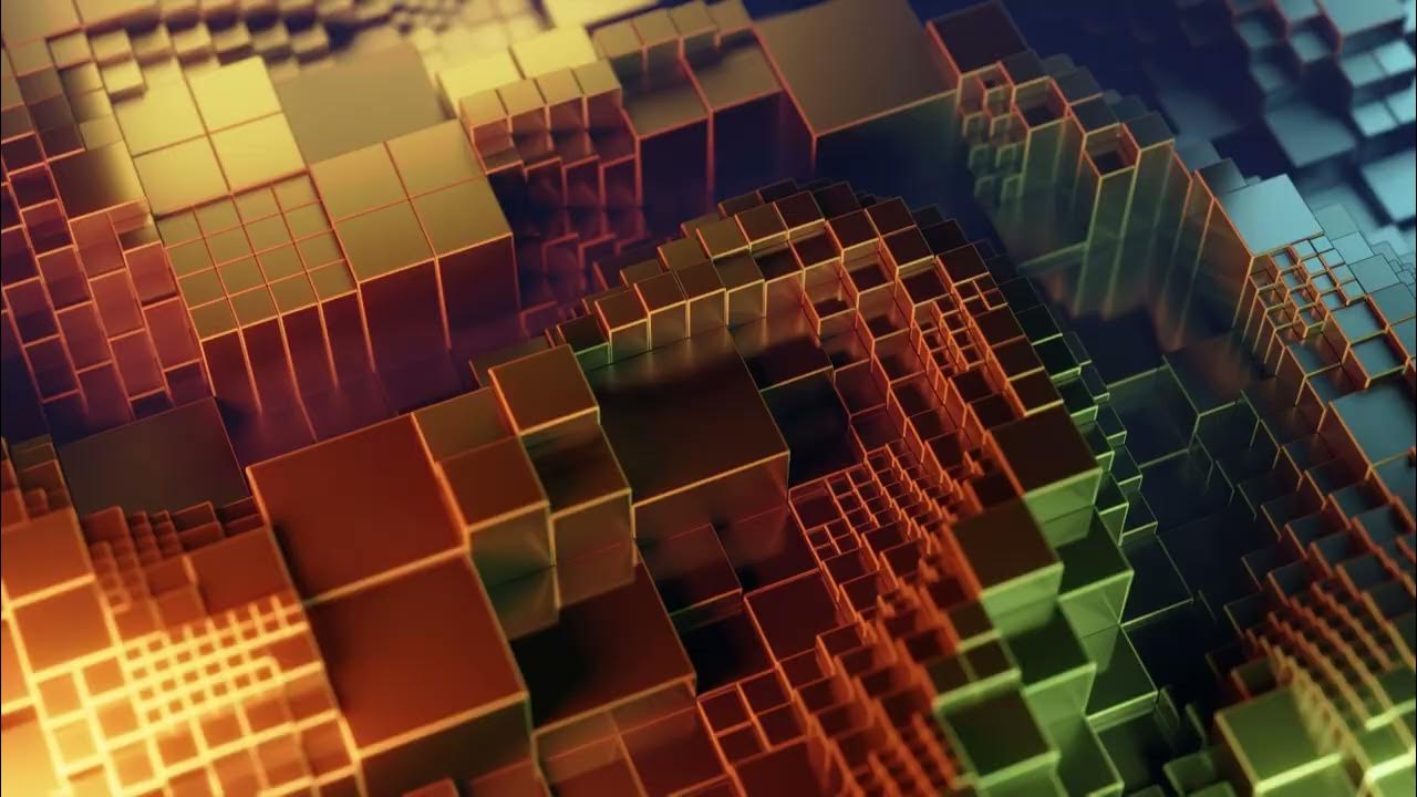 Cube Wave Background - YouTube