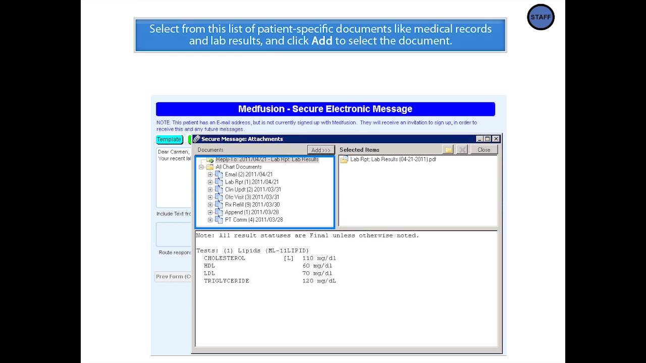 Secure Messaging (EMR) - YouTube