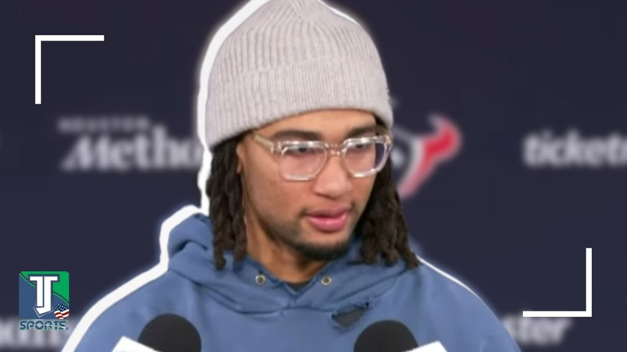 CJ Stroud SAYS Jayden Daniels is the GOAT rookie during Texans' END-OF ...