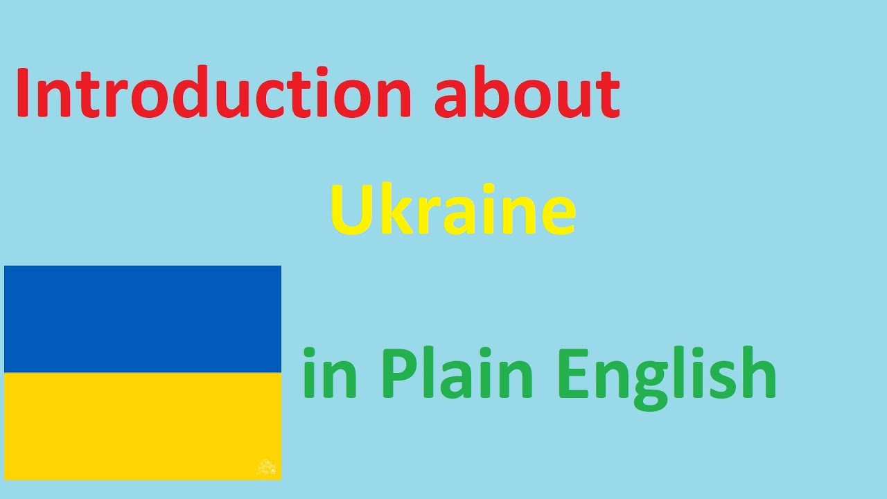 Introduction about Ukraine - YouTube