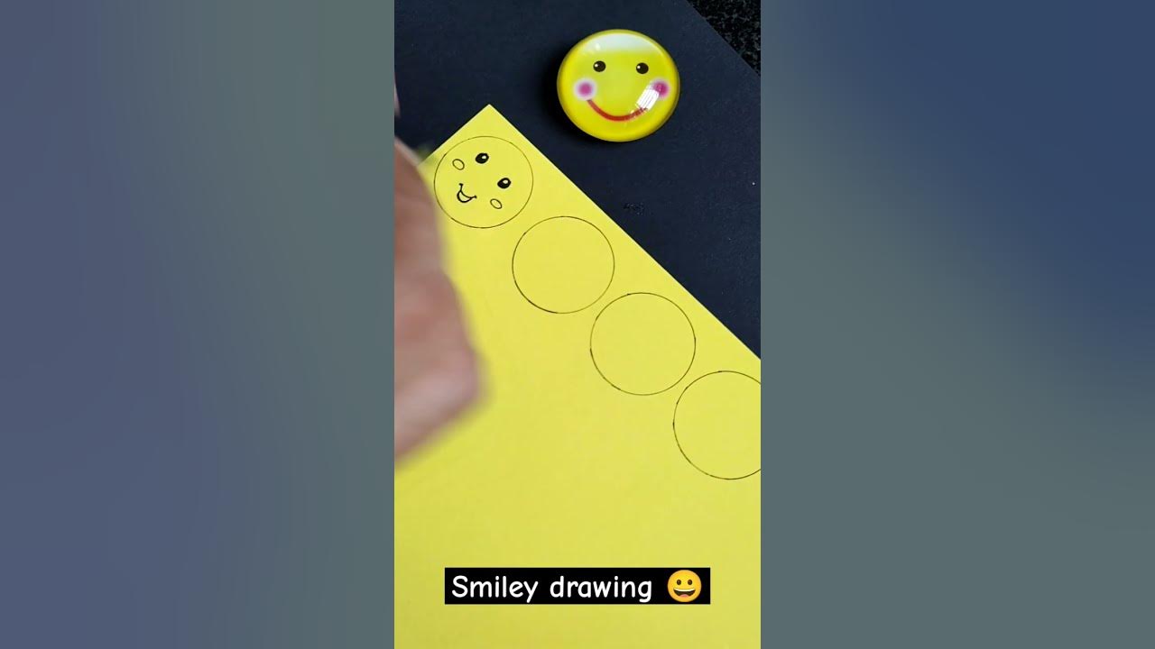 smiley drawing/ how to draw smiley #smiley #drawing #viral #trending # ...