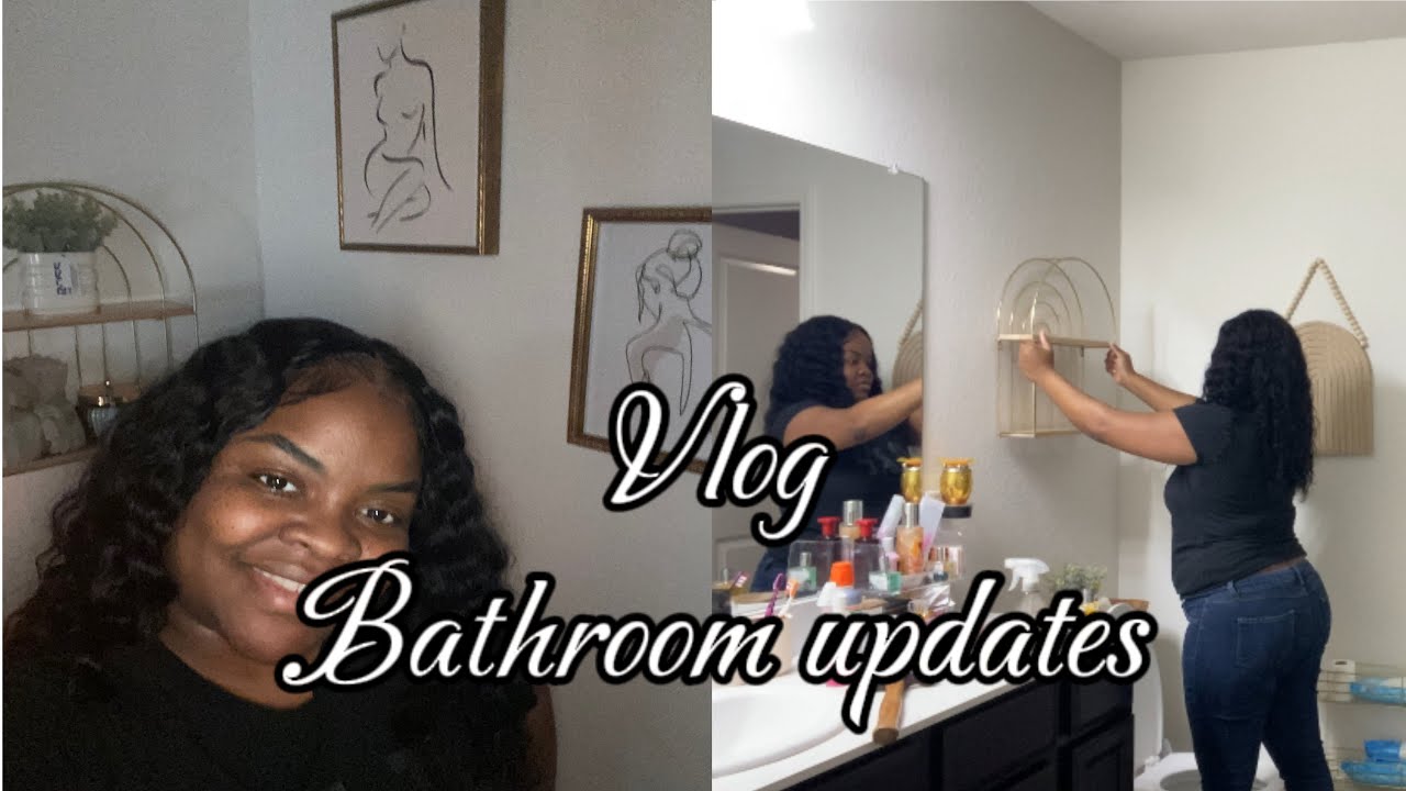 Vlog: Bathroom Decor Updates | Boho Themed Bathroom Decor - YouTube