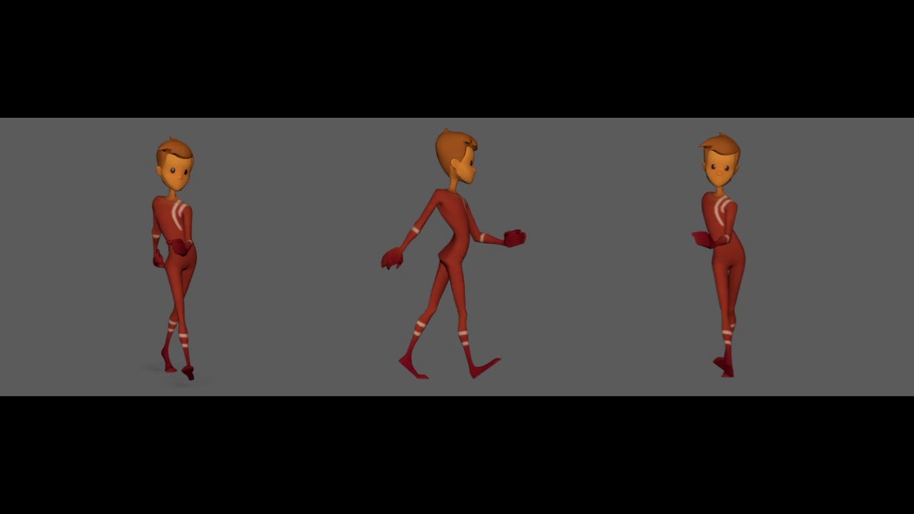 Female Walk Cycle Practice - YouTube