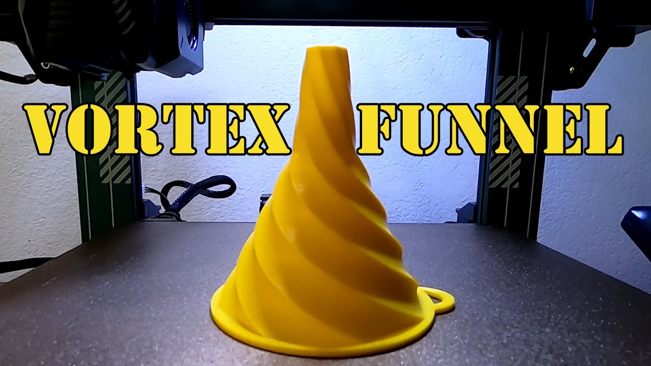 Vortex Funnel - 3D Print Timelapse - YouTube