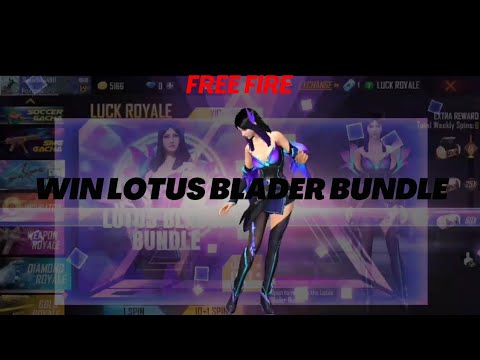Free Fire 🔥🔥🔥 Win Lotus Blader Bundle - YouTube