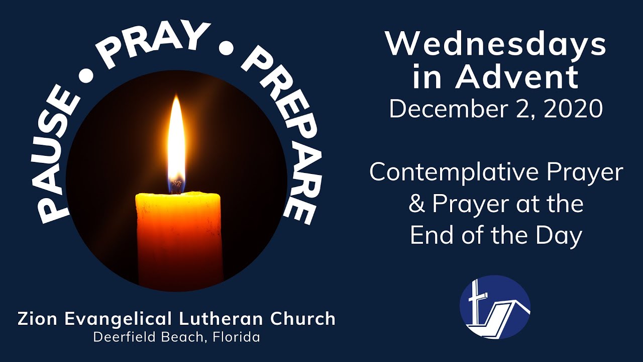 Wednesdays in Advent #1: Contemplative Prayer - December 2, 2020 - YouTube