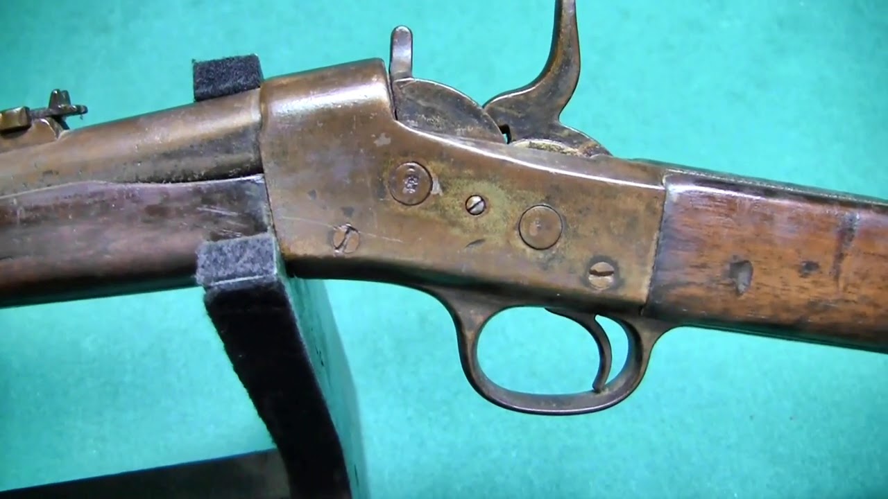 Old Remington Rolling Block Rifle unknown. - YouTube