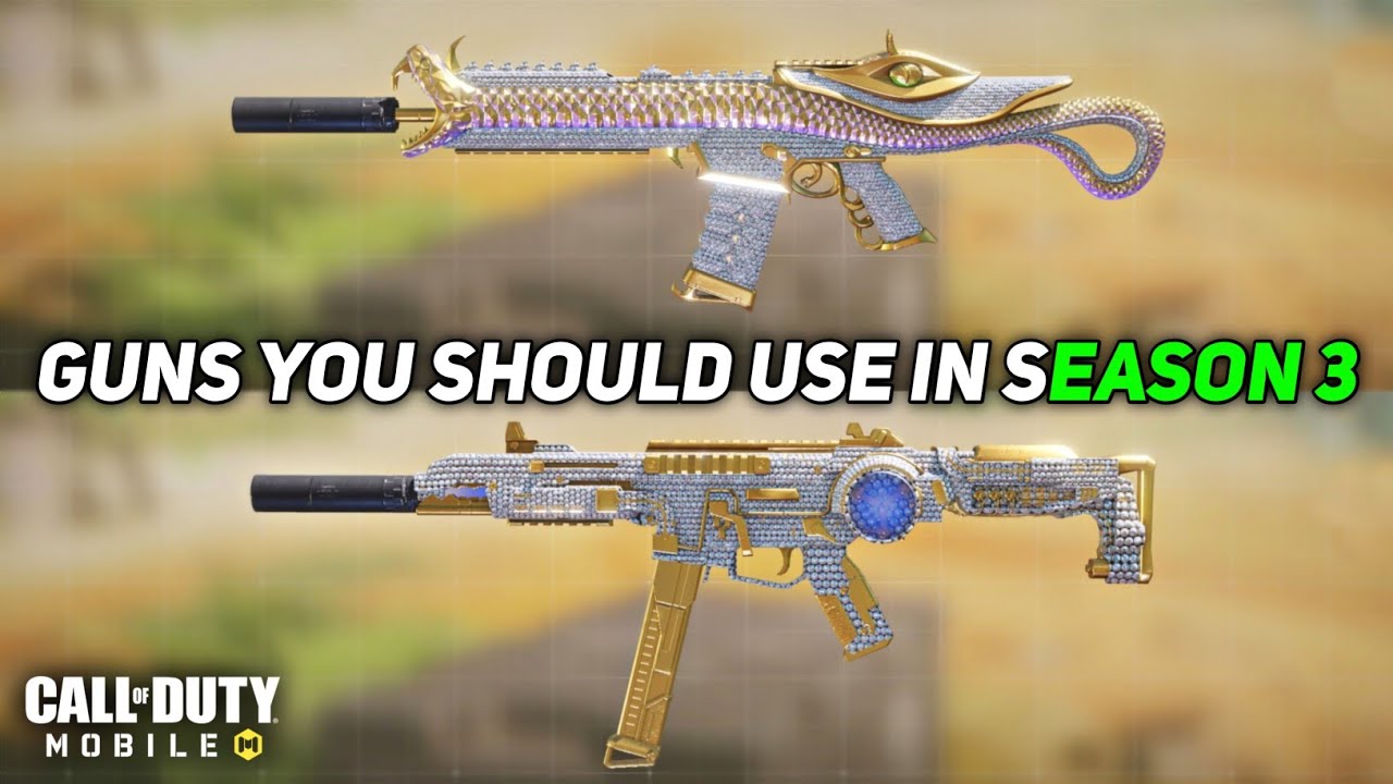 Guns you should use in CODM Season 3 (With it's best Gunsmith) # ...