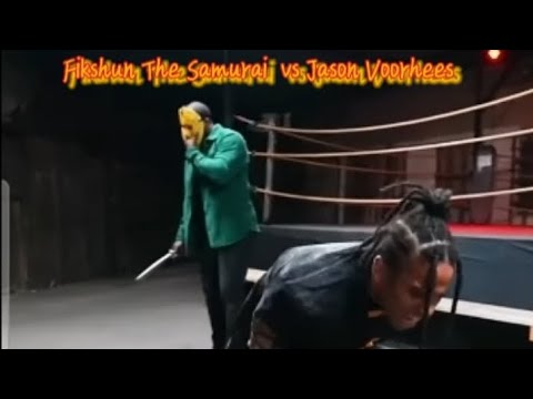 FIKSHUN THE SAMURAI vs Jason in the movie Friday The 13th The Last ...