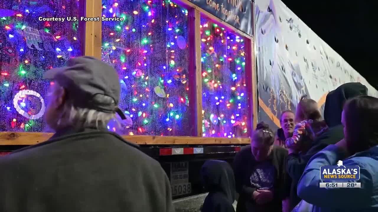 Ketchikan welcomes to town Capitol Christmas Tree - YouTube