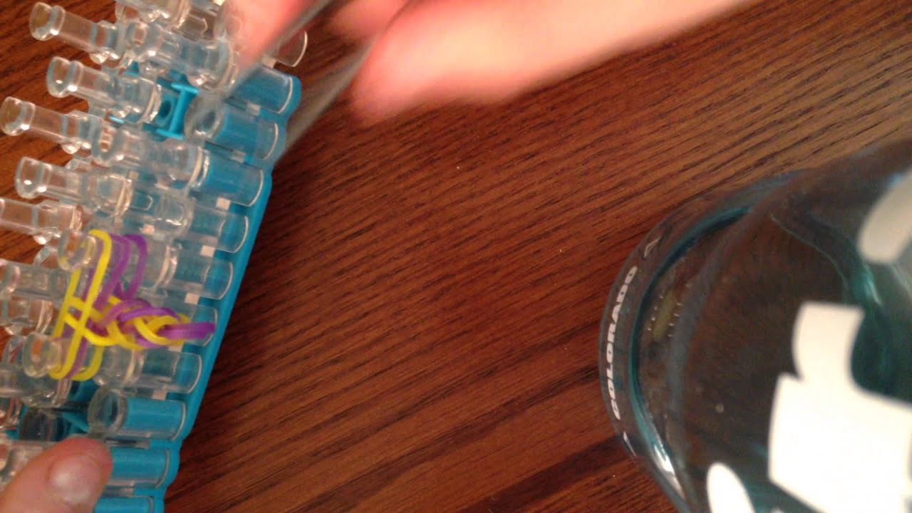The French braid loom bracelet - YouTube