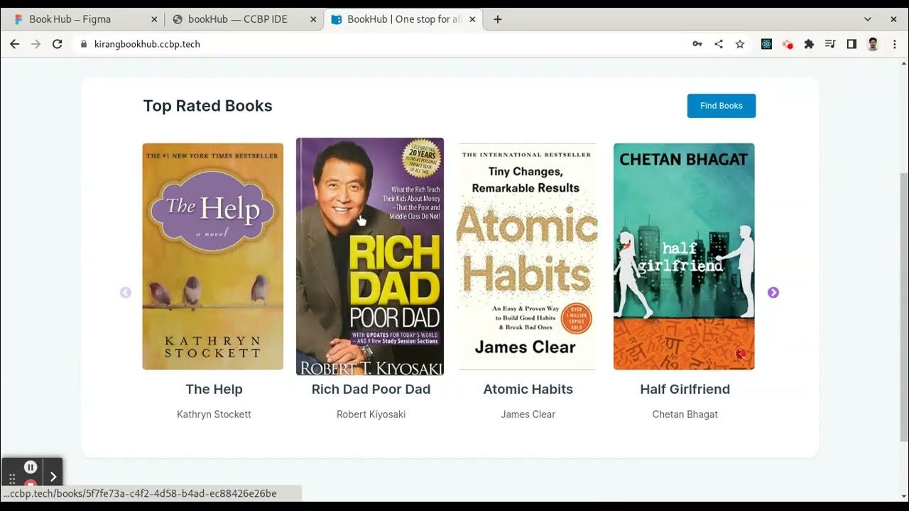 BookHub Mini Project || React JS || Responsive Web Application || Full Stack Web Development ...