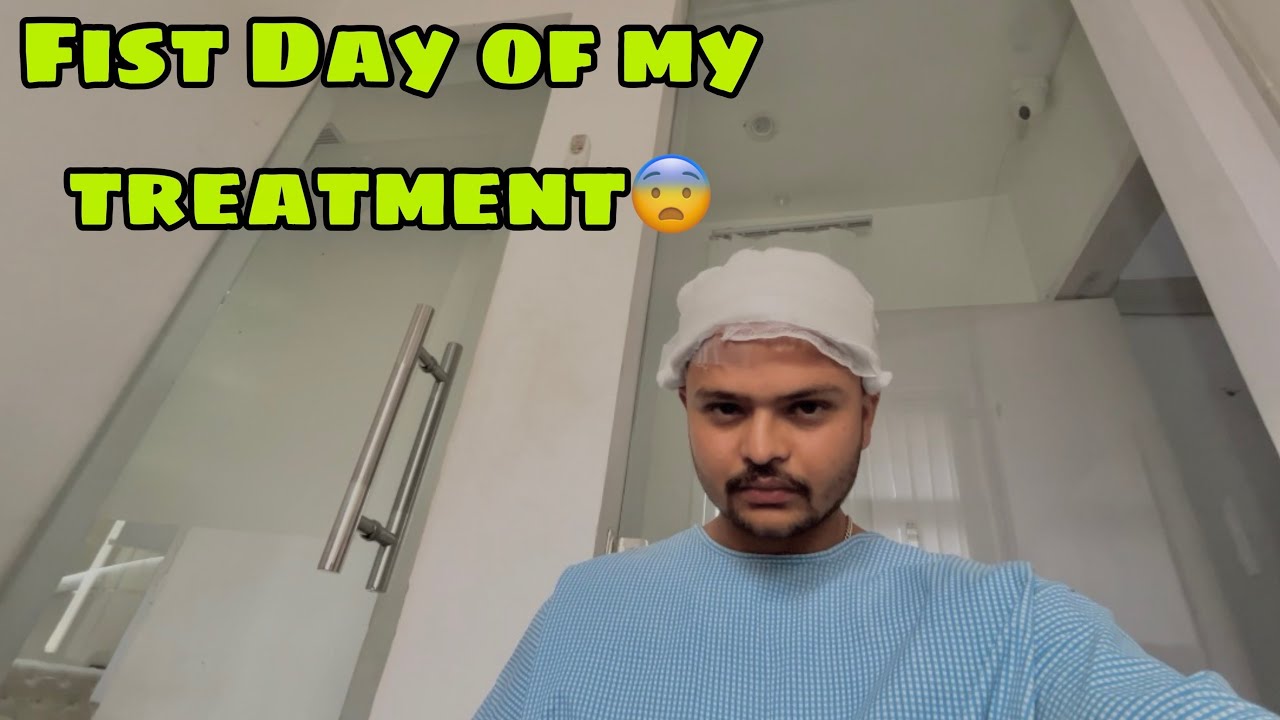 Fist Day Of My Treatment😢🚨!! Hair Transplant krva Leya ab😢😱!! - YouTube