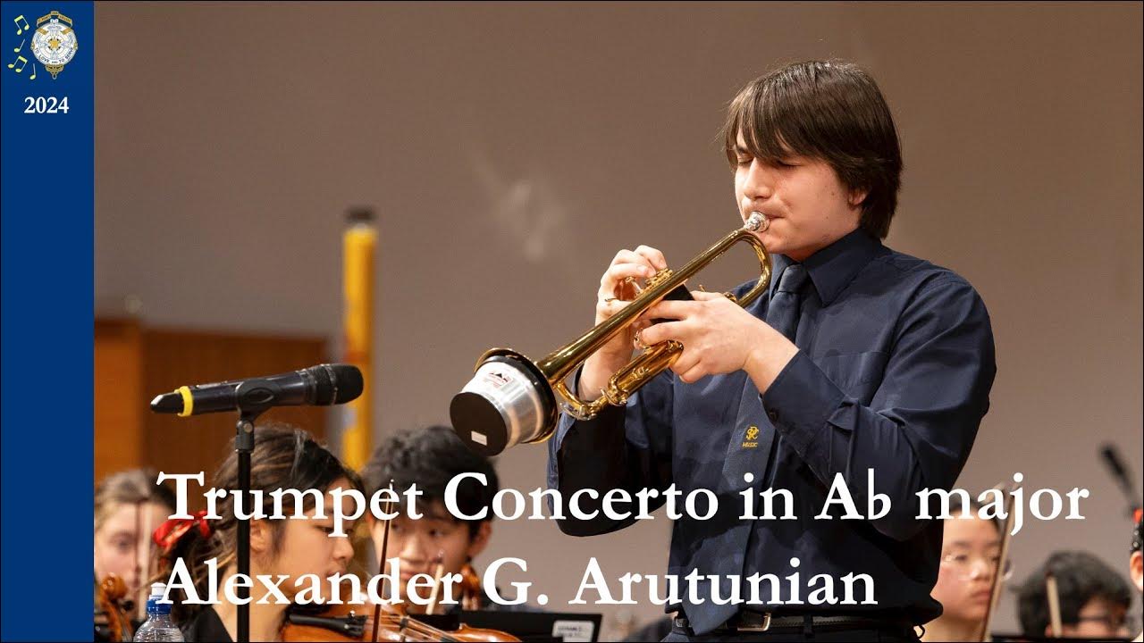 Trumpet Concerto in A♭ major - Alexander G. Arutunian - arr. Antun Poljanich - YouTube