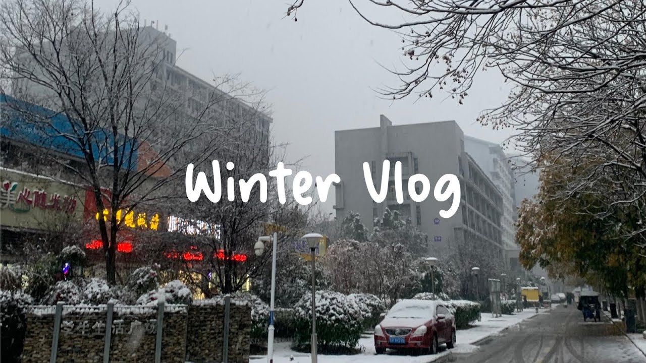 WINTER VLOG ☃️ | my first snow experience in China as an exchange ...