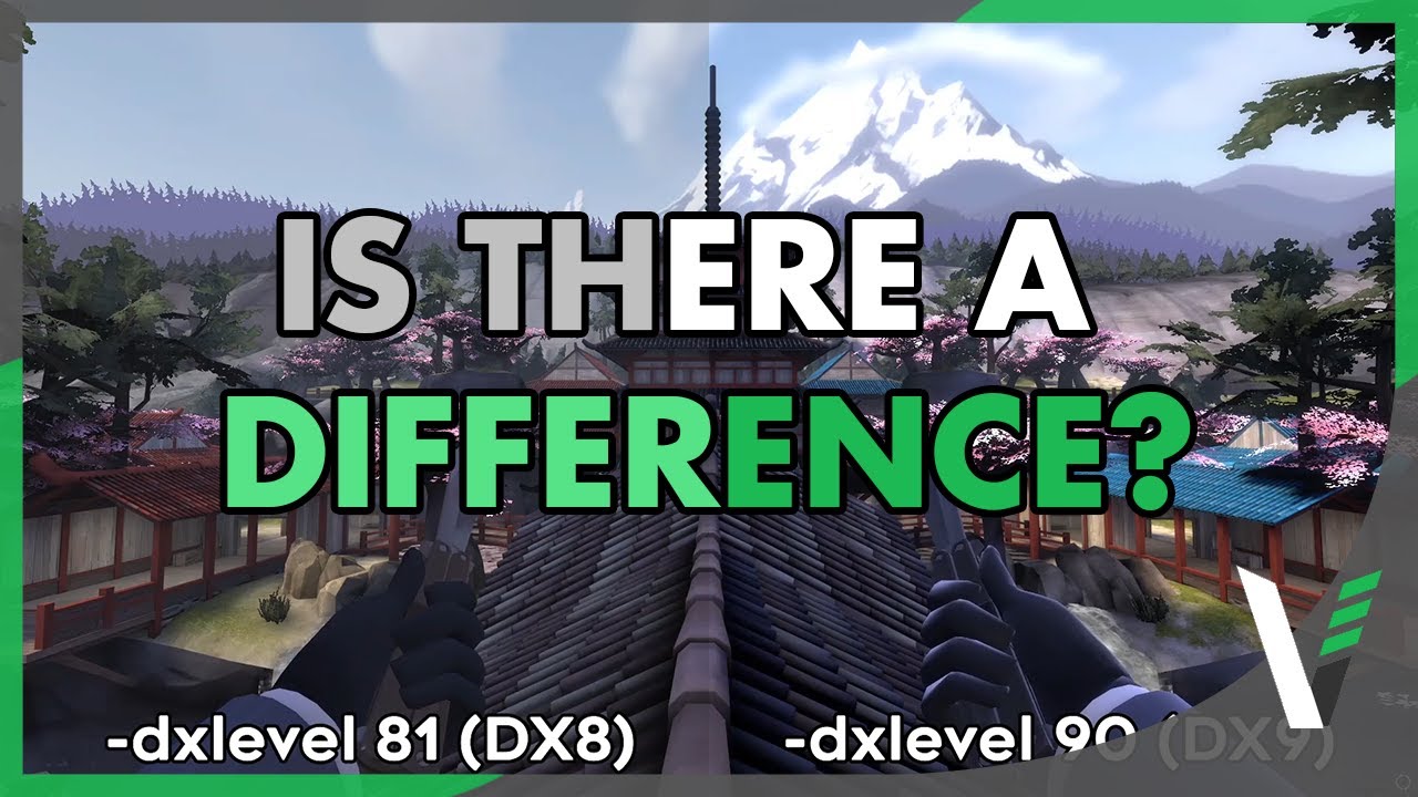 TF2 - DirectX 8 vs DirectX 9 in koth_suijin - YouTube