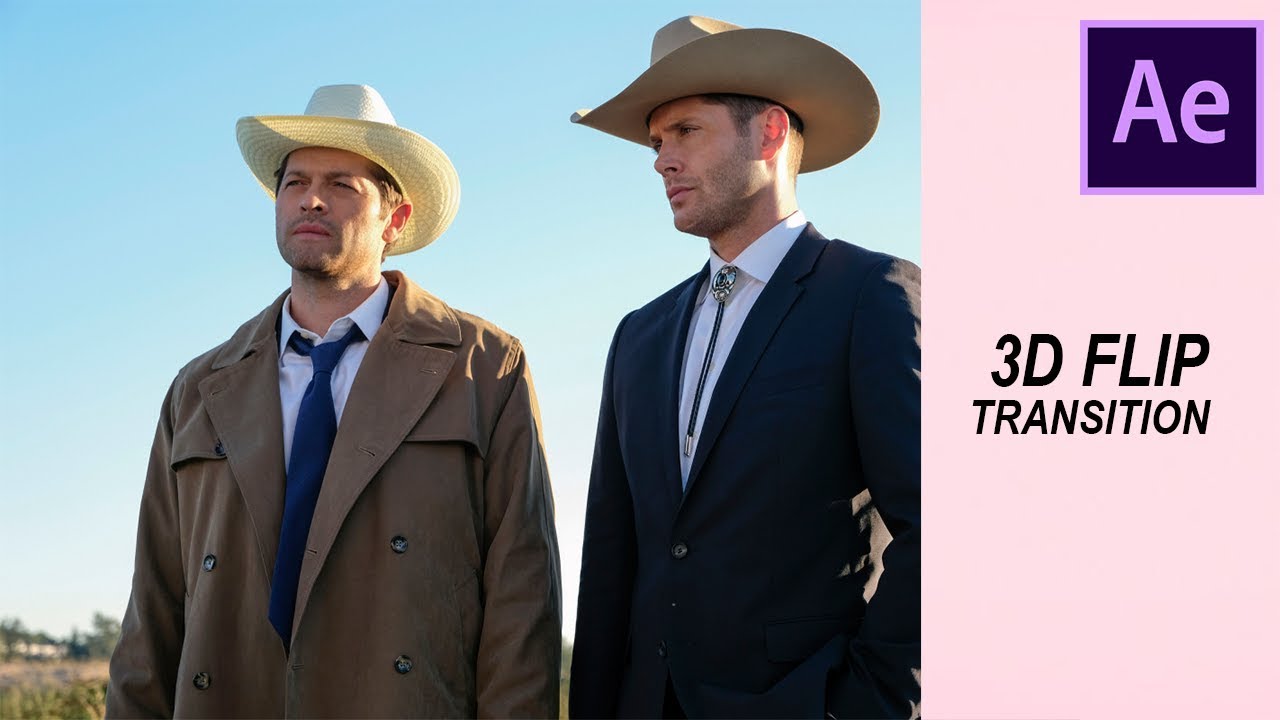 3D Flip Transition - After Effects - YouTube