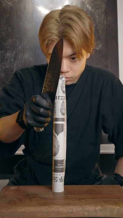 Challenge the limit of cutting knives! Sharpness level seriously ...