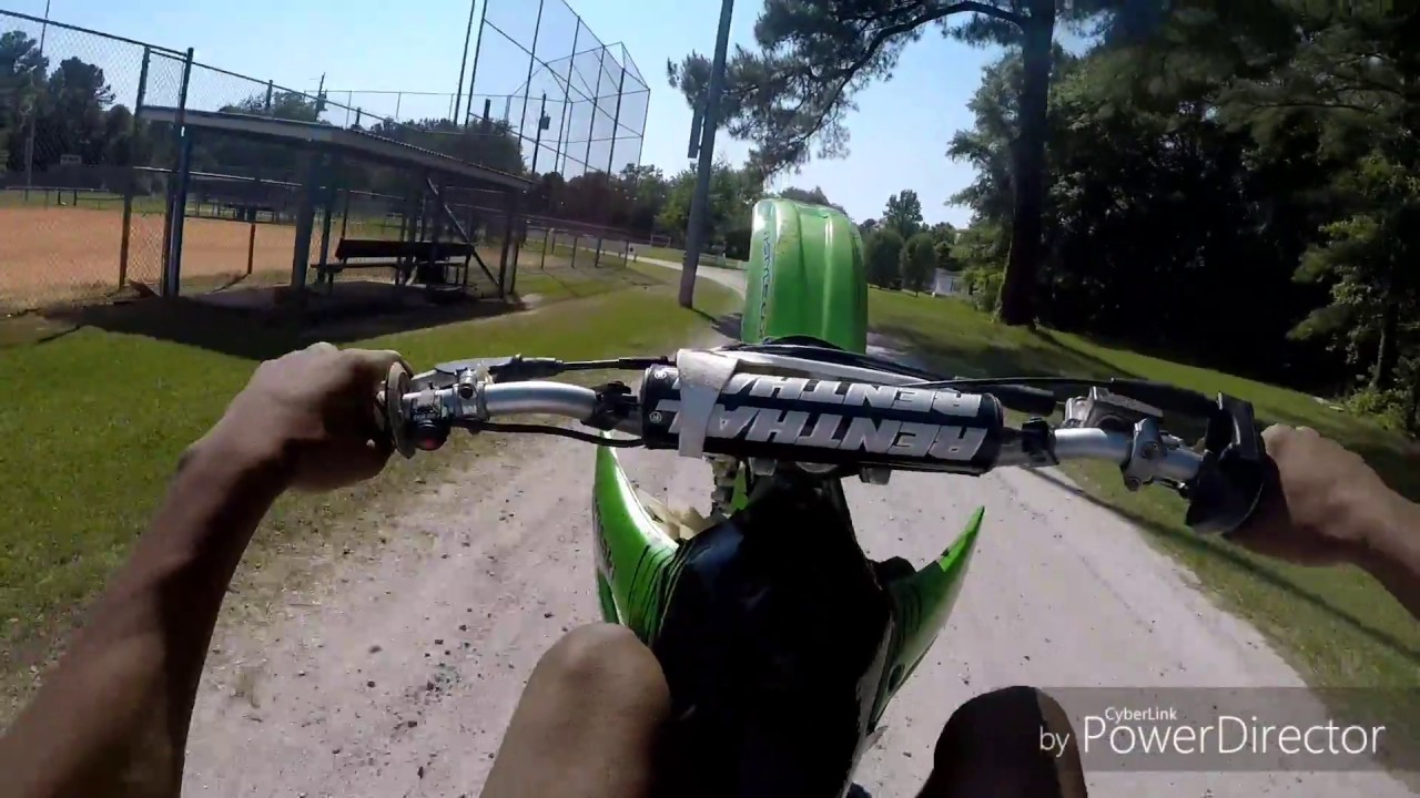 Kx 85 long wheelies - YouTube
