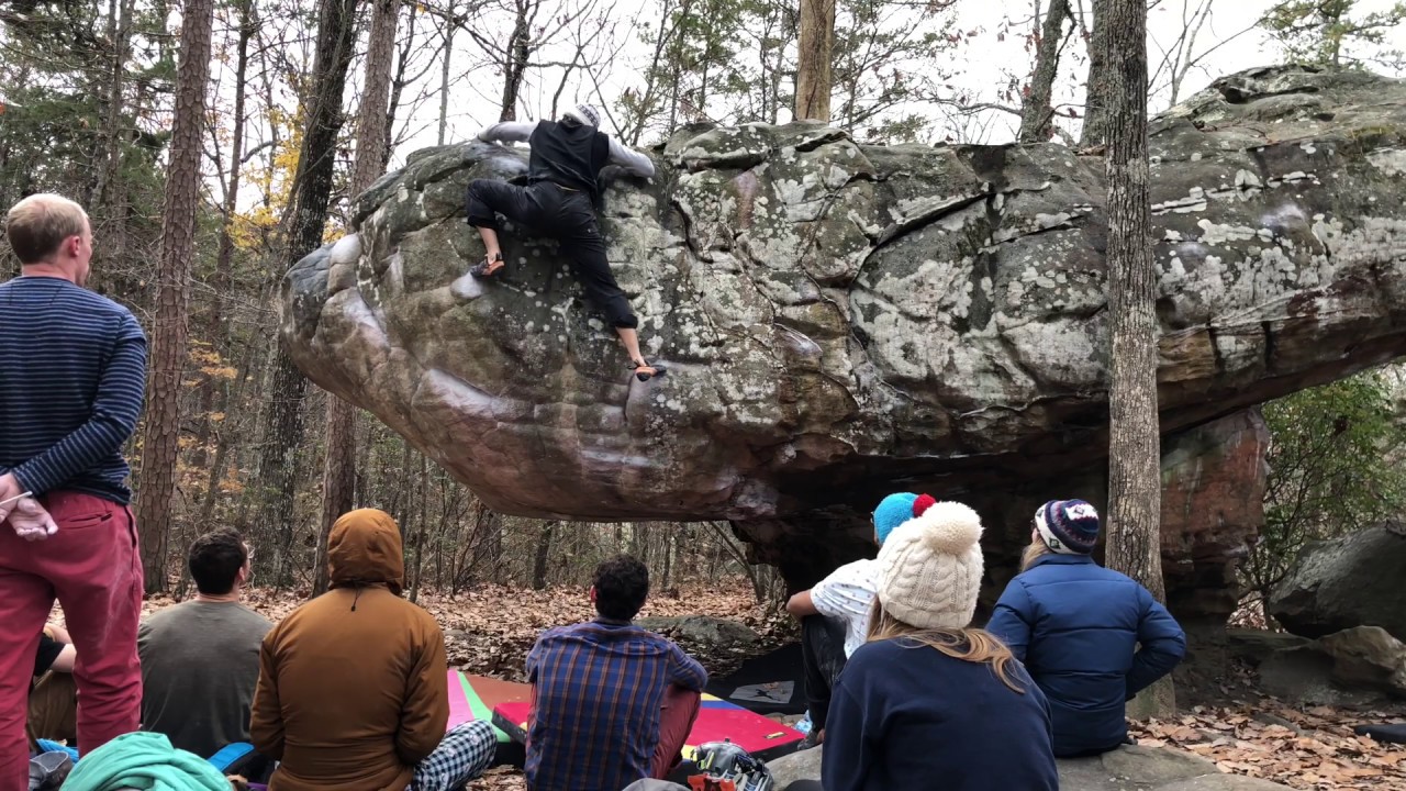 Sendsgiving Bouldering 2018 - Part 2 Georgia (Rocktown) - YouTube