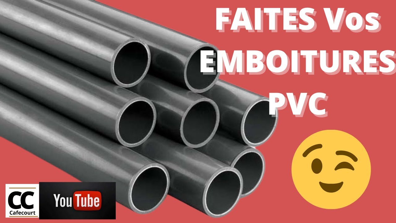 TUTO Comment faire une Emboiture sur un tube PVC - YouTube