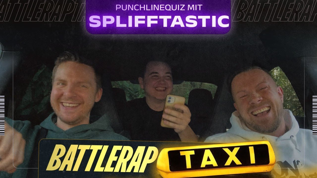 Splifftastic aka Yoshi Maple im Battle Rap Taxi Punchline Quiz - YouTube