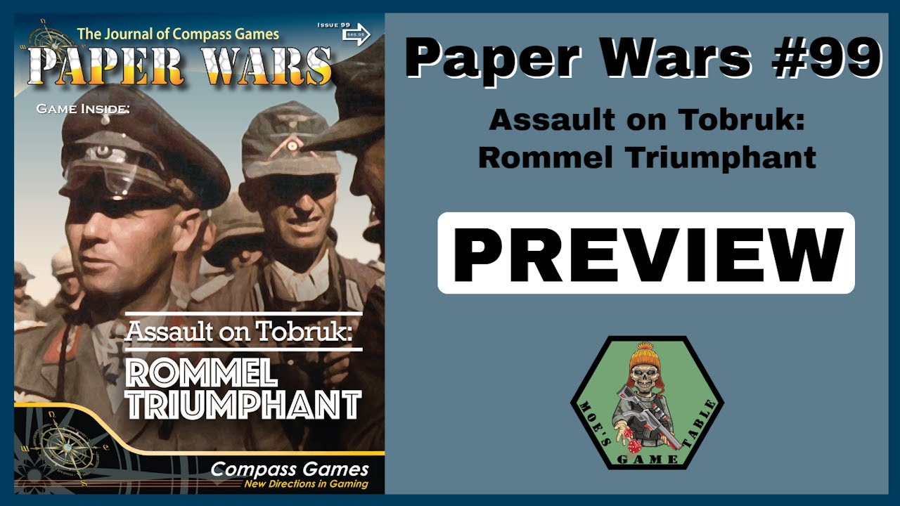 Paper Wars Issue #99 from Compass Games Preview - YouTube