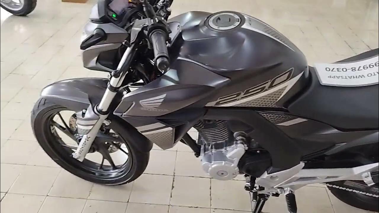 CB 250 F TWISTER ABS 2022 CINZA FOSCA ÚNICA DONA COM INCRÍVEIS 6.000 KM VENDE COM IPVA 2023 PAGO ...