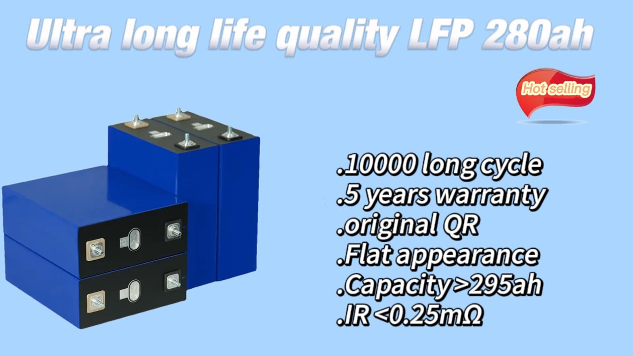 3.2v 280ah prismatic lfp cells for diy battery pack - YouTube
