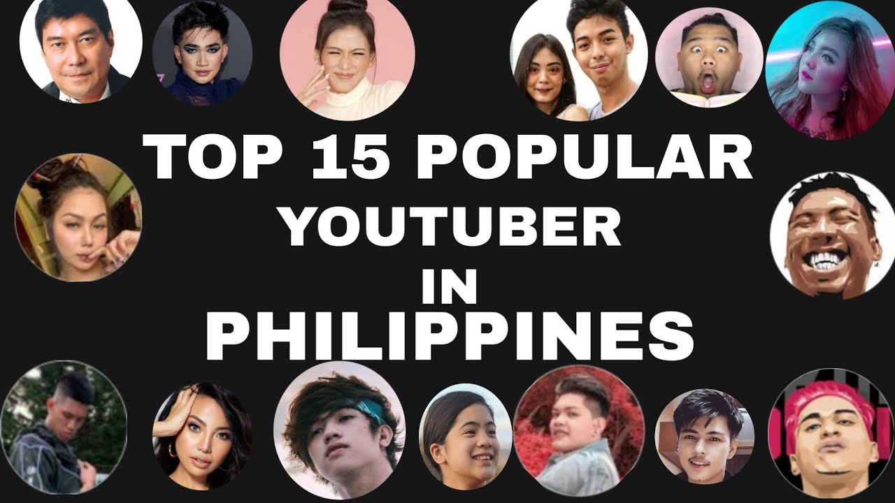 TOP 15 Youtuber in the Philippines 2020 | Vlogger - YouTube