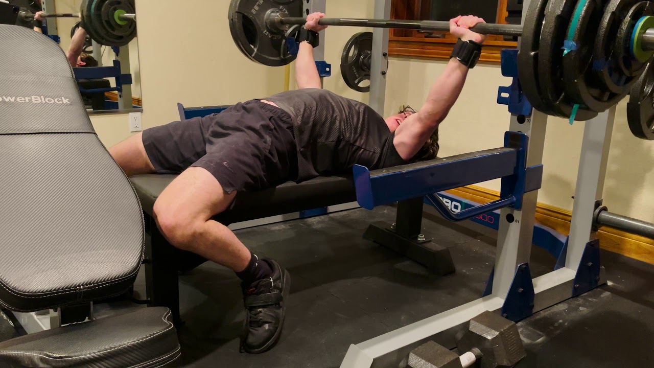 323 Bench at 130 lbs! :O - YouTube