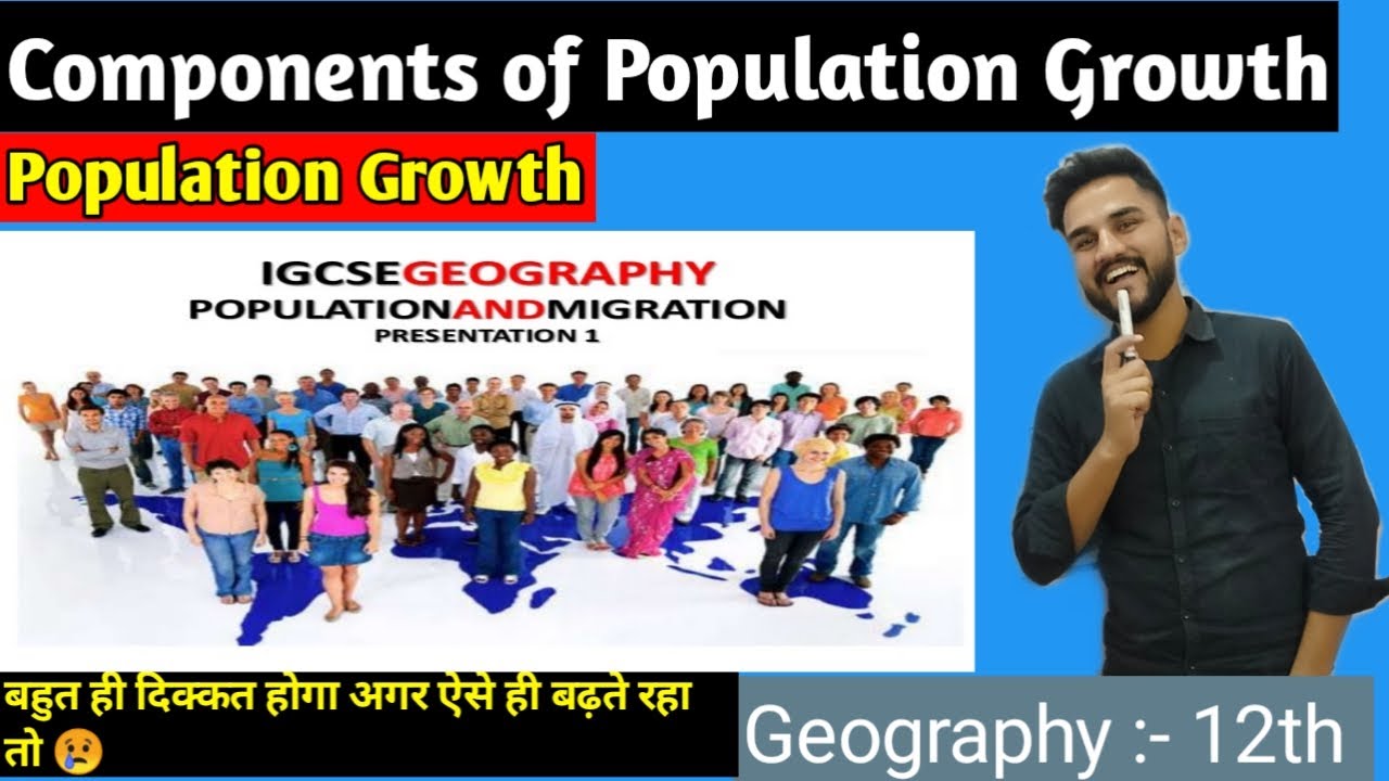 Components Of Population Change | Population Growth | Geography Class ...