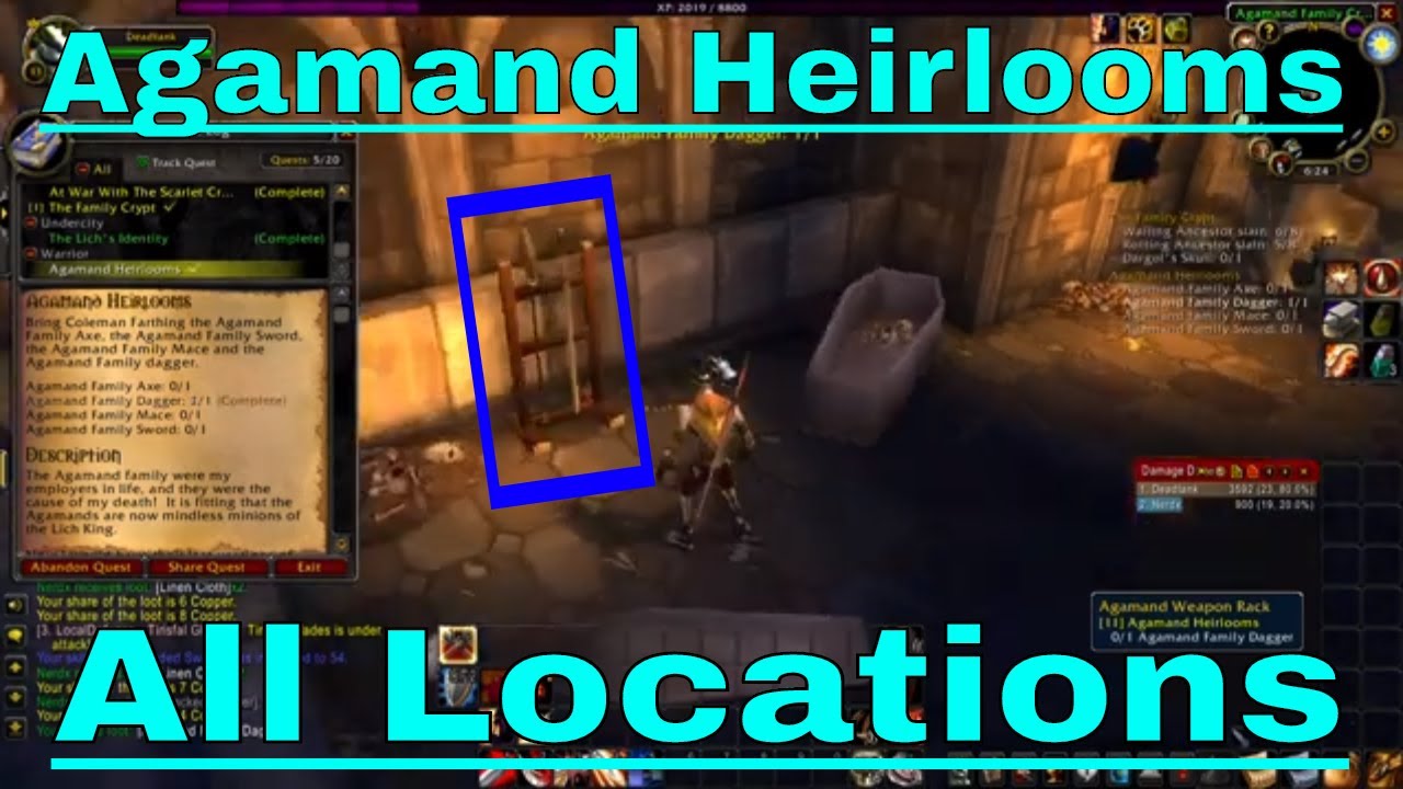 Agamand Heirlooms Quest - All Heirloom Locations - YouTube