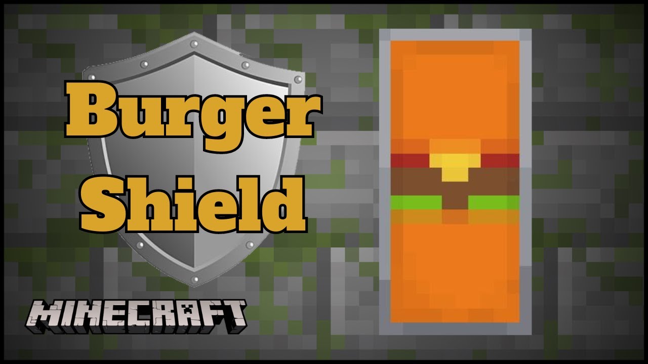 Minecraft Burger Shield Banner Design - It's Banner Time! - YouTube