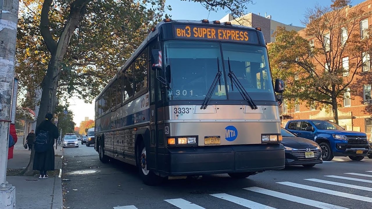 MTA Bus Company | 2007 MCI “D4500CL” #3333 On The BM3 Super Express ...