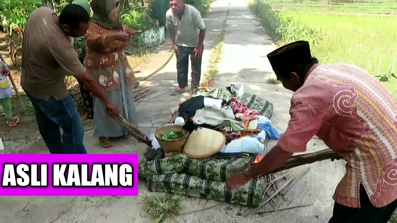 TANPA EDIT..!! Upacara Obong Obong Adat Budaya Suku Kalang Rowosari ...